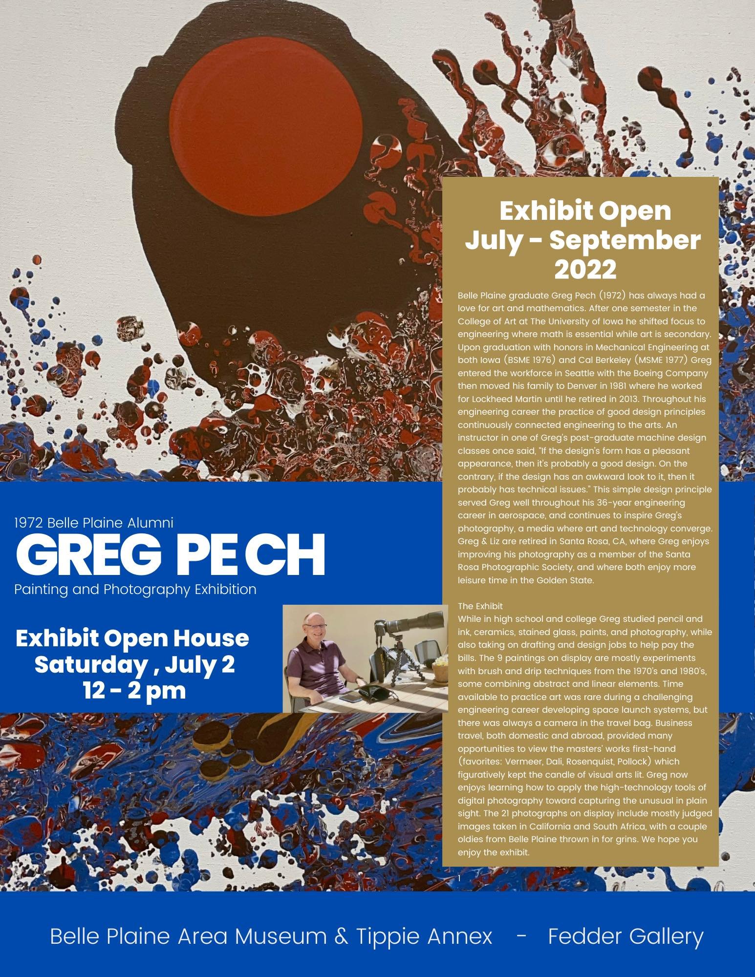 Greg Pech artwork on display at Belle Plaine Area Museum – Jim Magdefrau