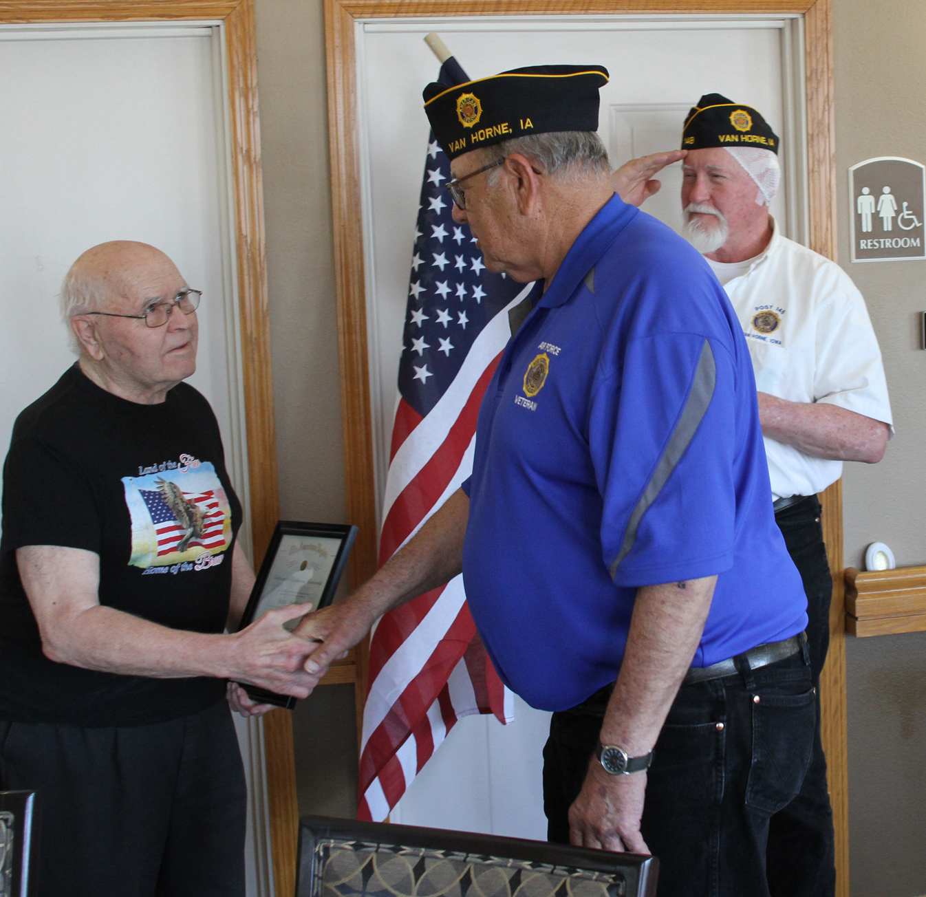 Mearl Hagen honored for 70 years of service to the American Legion ...