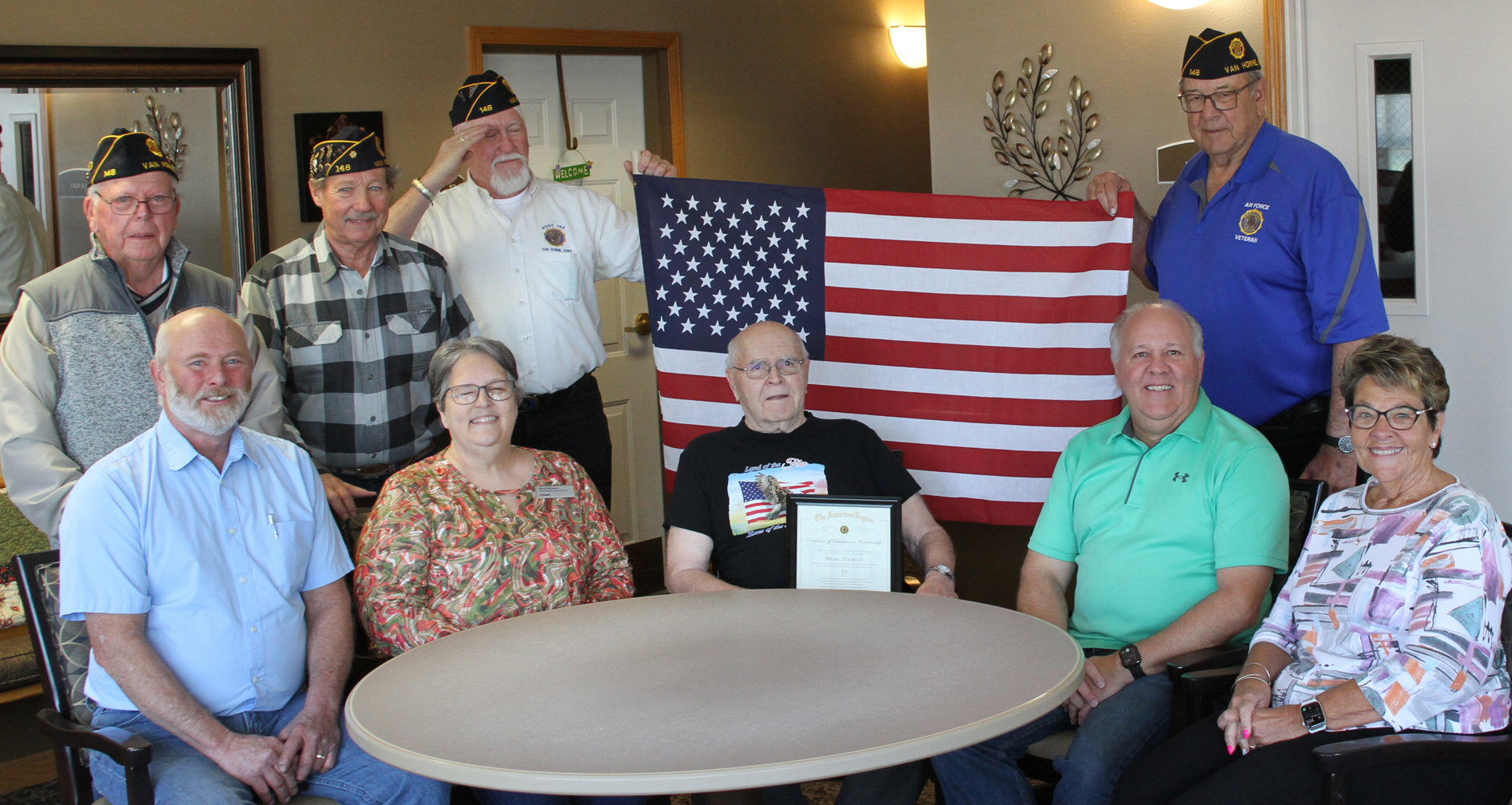 Mearl Hagen honored for 70 years of service to the American Legion ...