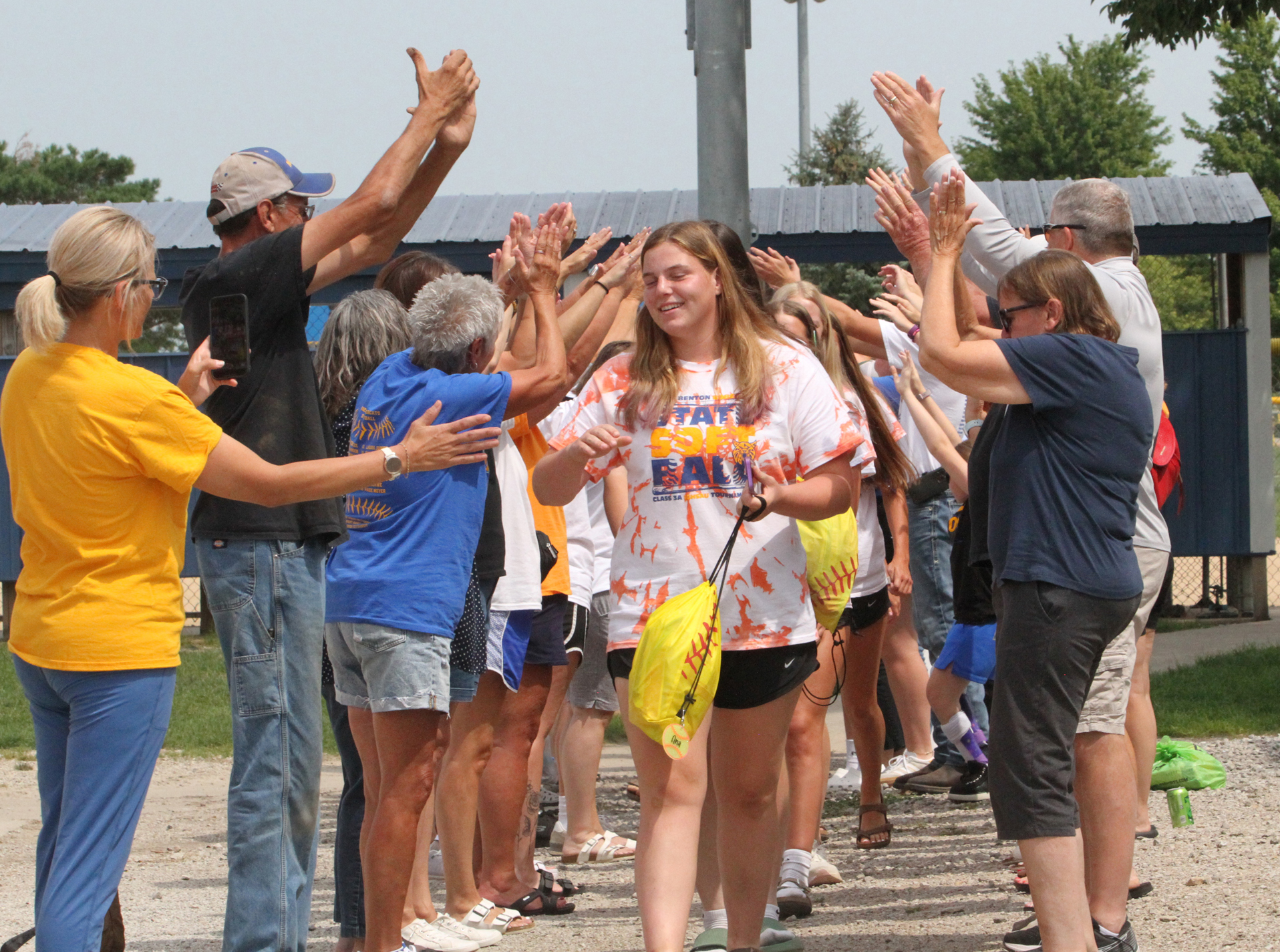 State softball sendoff for Benton Softball team – Jim Magdefrau